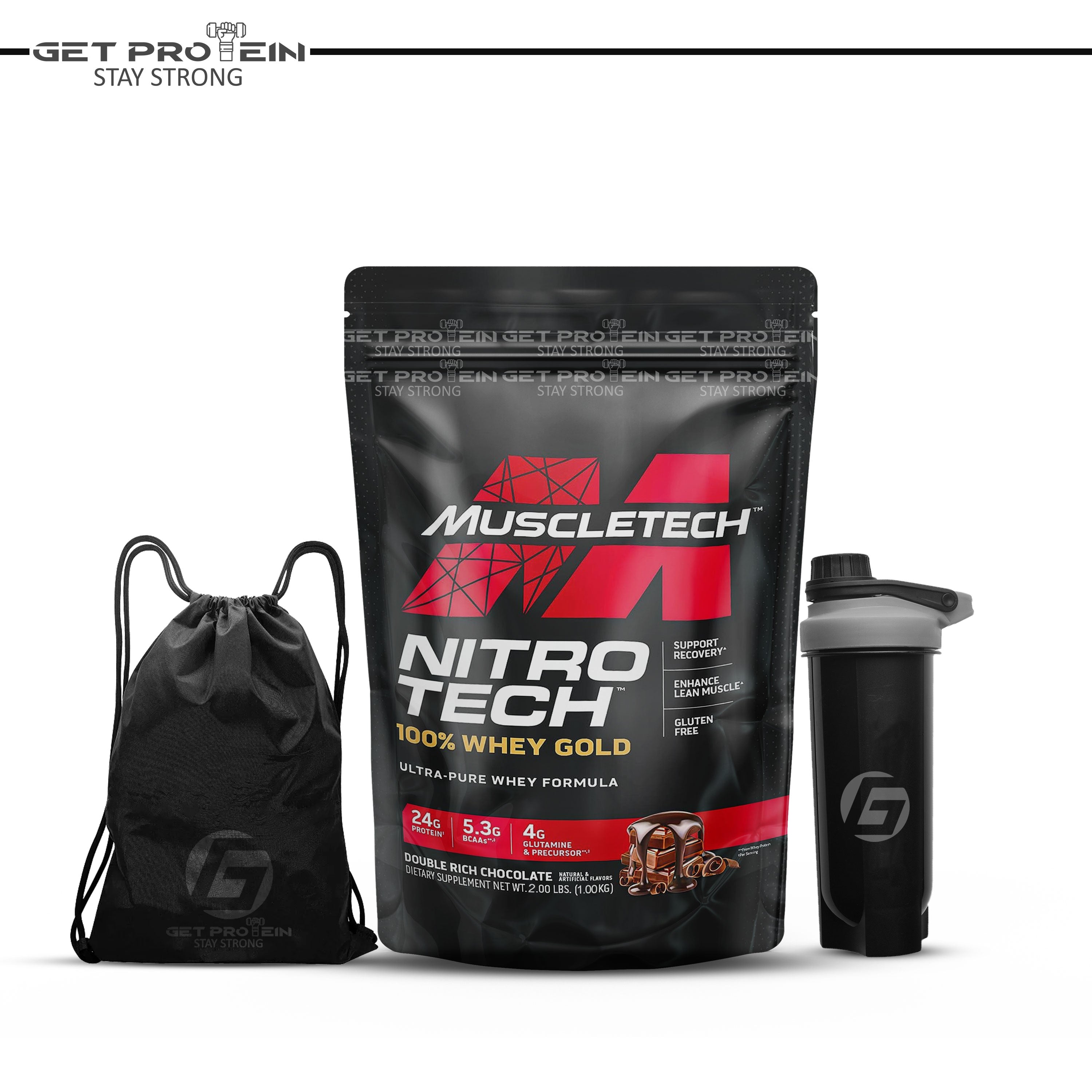 Muscle Tech Nitro Tech Whey Gold With Package – Get Protein PK